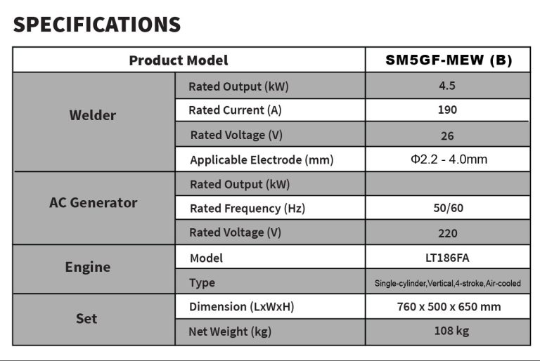 SUMO Diesel Generator 5GF-ME - Total Equip Trading Sdn Bhd