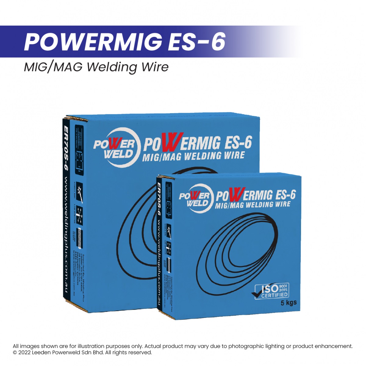 POWERMIG ER70S-6 SOLID MIG WIRE ES-6 - Total Equip Trading Sdn Bhd